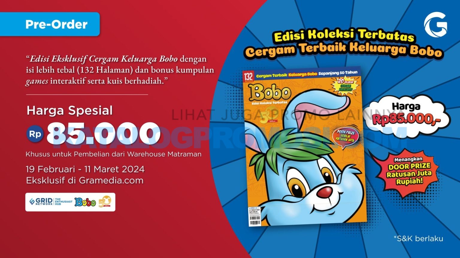 Pre Order Majalah Bobo Terbaru Harga Spesial Eksklusif di Gramedia.com • SoPasti.Com