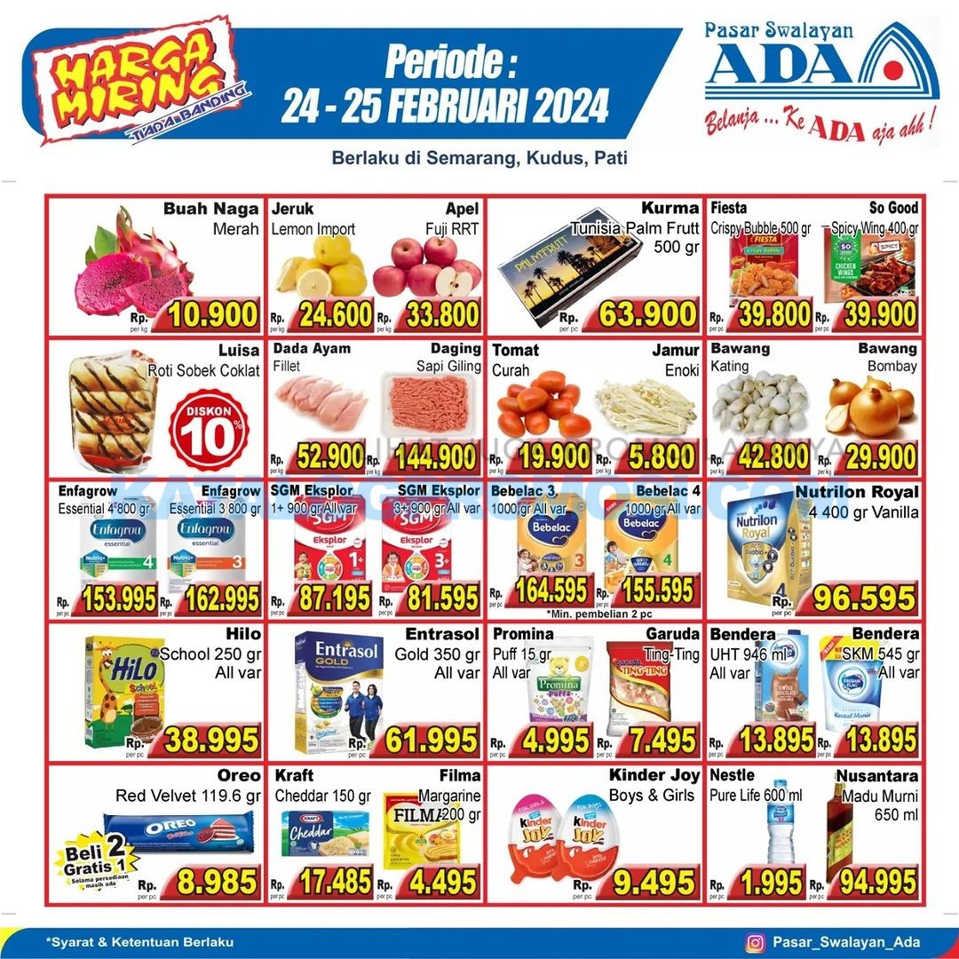 Promo ADA PASAR SWALAYAN Katalog JSM periode 24-25 FEBRUARI 2024