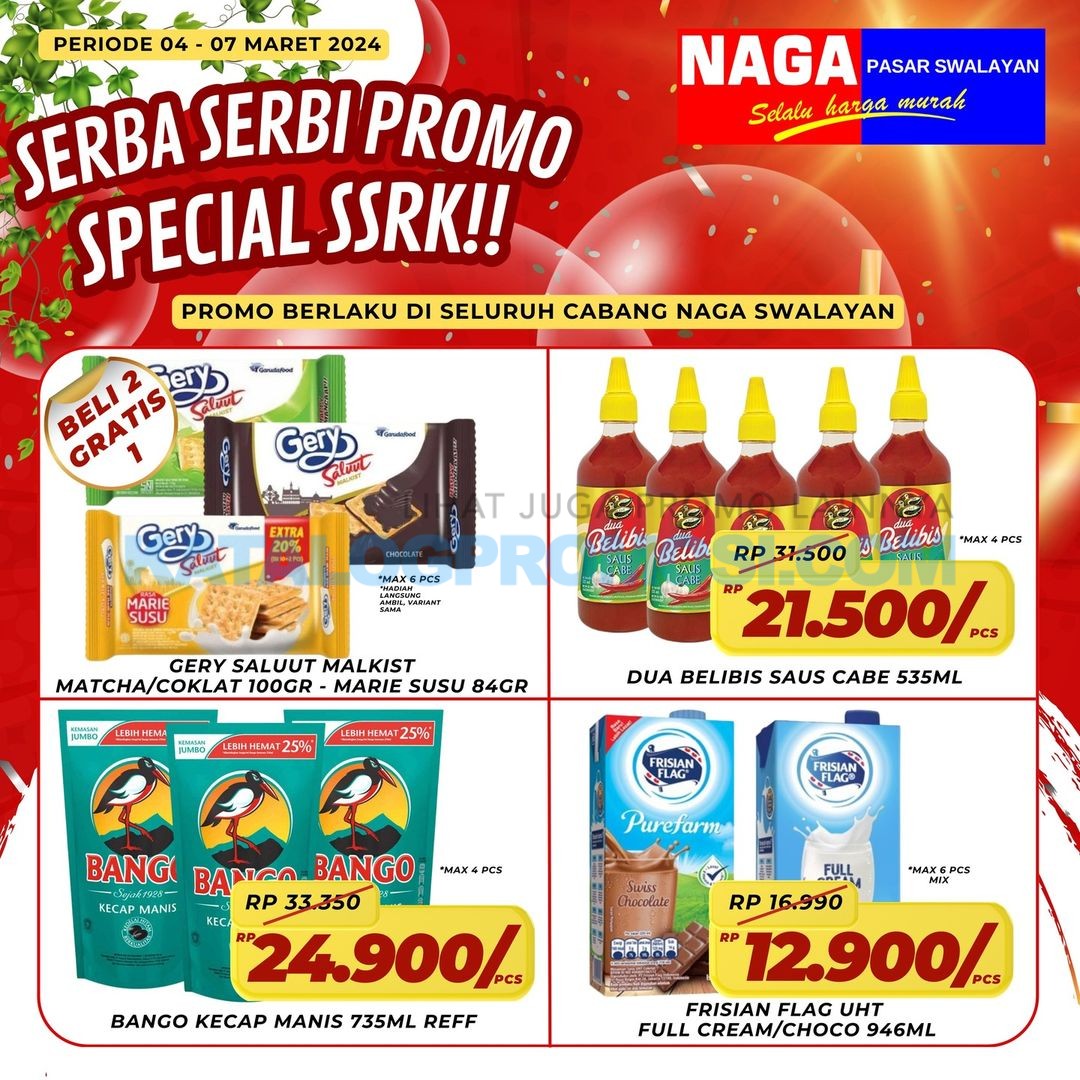 Promo Naga Swalayan WEEKDAY 04-07 MARET 2024