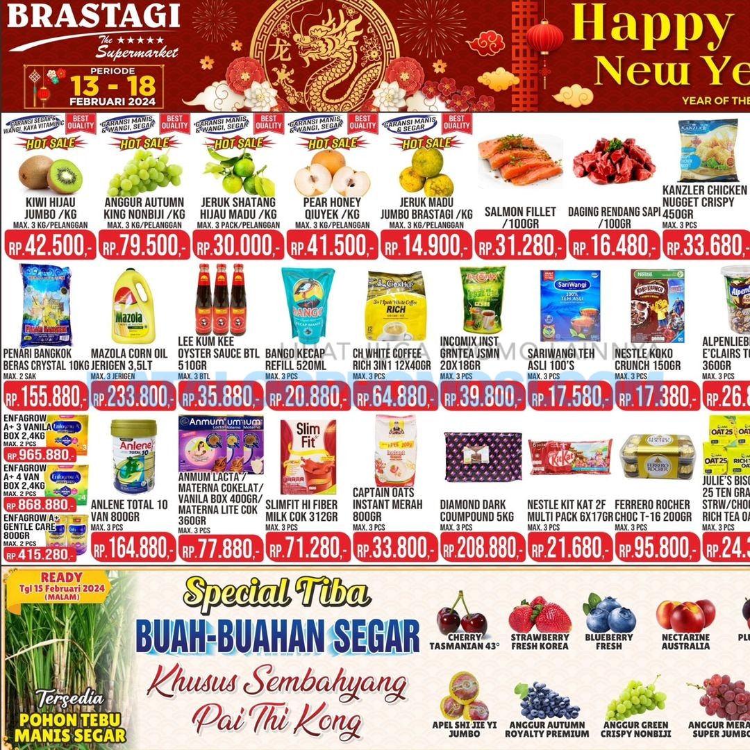 KATALOG BRASTAGI SUPERMARKET Promo Weekend periode 13-18 FEBRUARI 2024