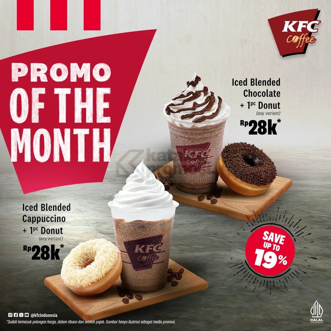 Promo KFC COFFEE OF THE MONTH - HARGA SPESIAL cuma Rp. 28RIBUAN