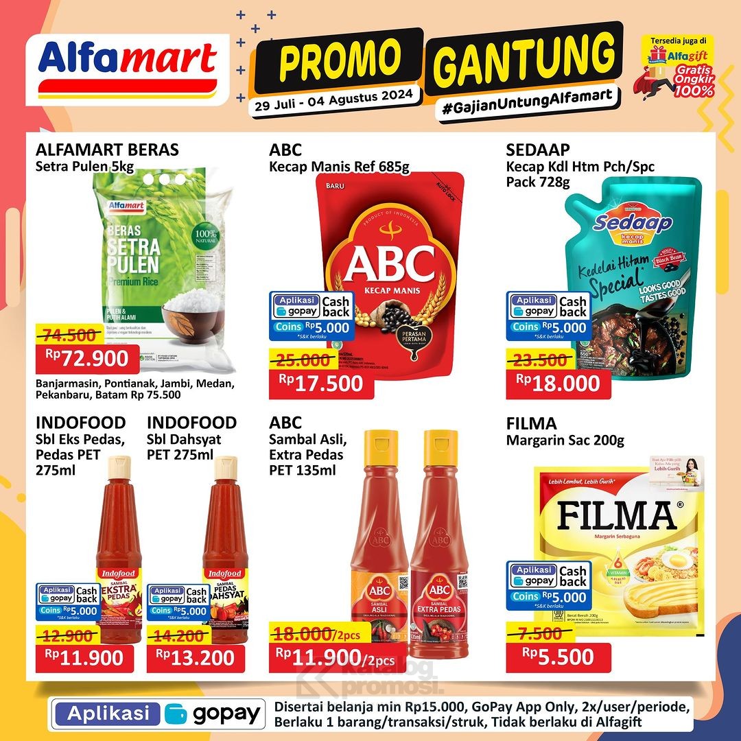 Promo GANTUNG ALFAMART / GAJIAN UNTUNG 29 JULI - 04 AGUSTUS 2024
