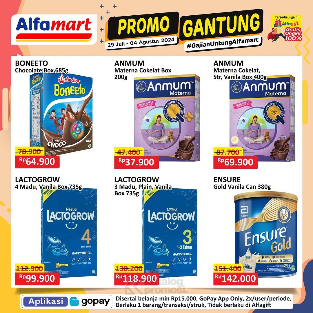 Promo GANTUNG ALFAMART / GAJIAN UNTUNG 29 JULI - 04 AGUSTUS 2024
