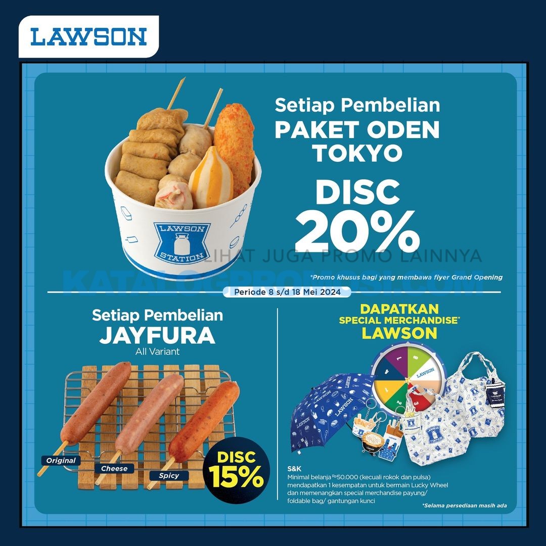 Promo LAWSON SPESIAL GRAND OPENING outlet WAHID HASYIM • SoPasti.Com
