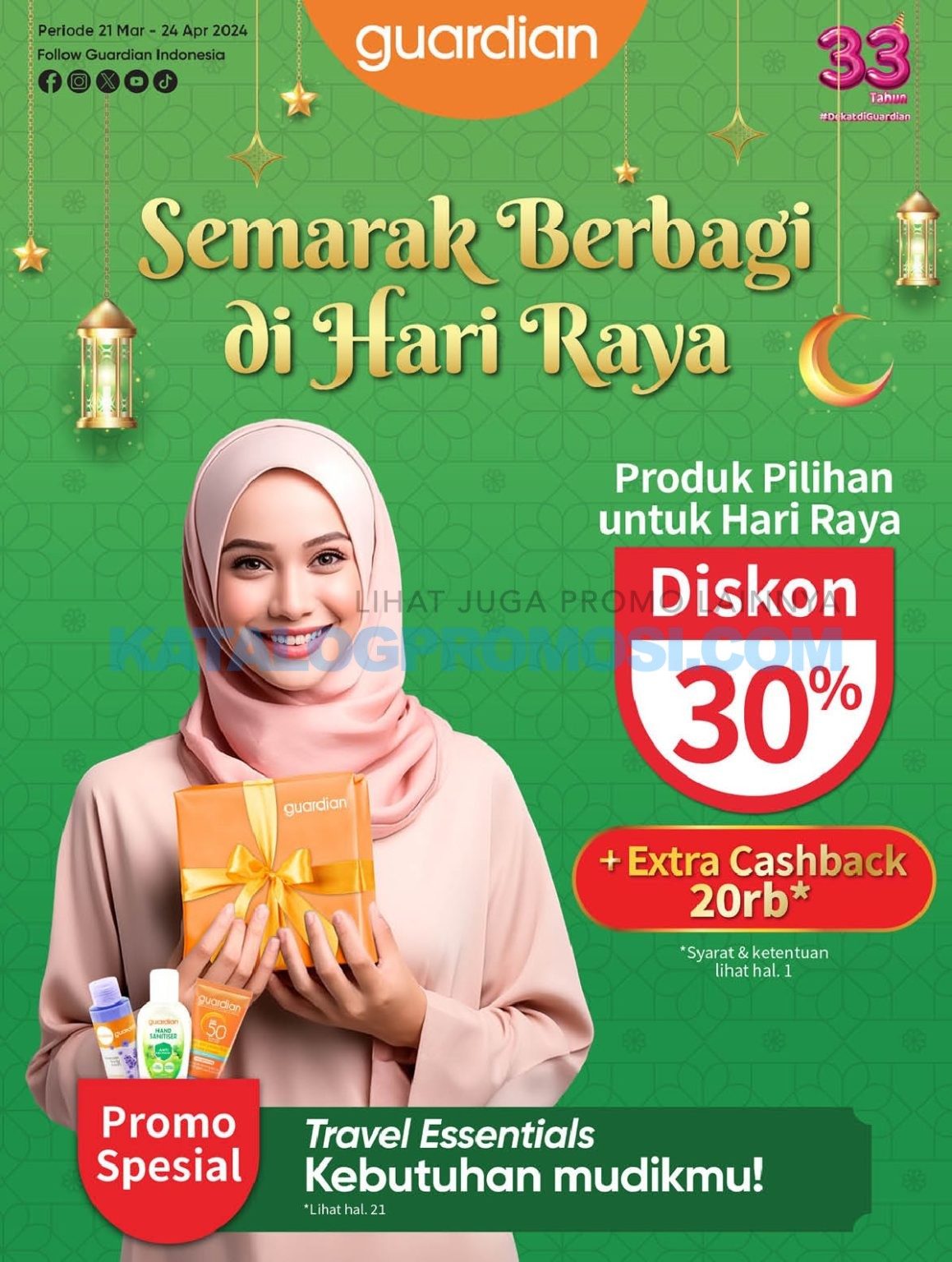 Katalog GUARDIAN Promo Bulanan Periode 21 MARET - 24 APRIL 2024