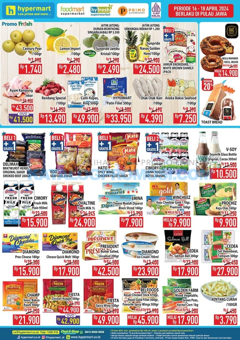 Promo HYPERMART WEEKDAY 16-18 APRIL 2024