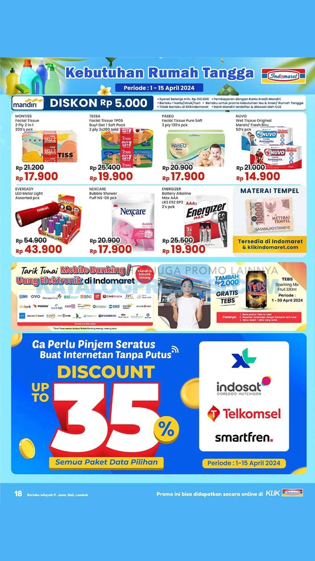 Promo INDOMARET KATALOG 01-15 APRIL 2024 • SoPasti.Com