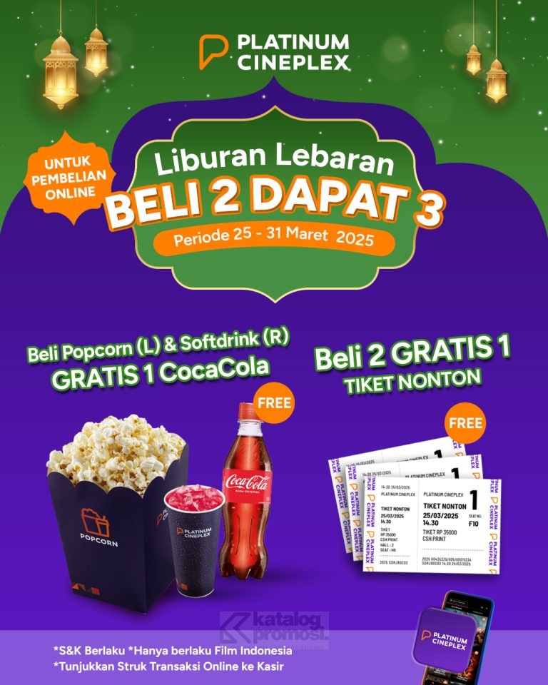 Promo Platinum Cineplex Terbaru September 2025
