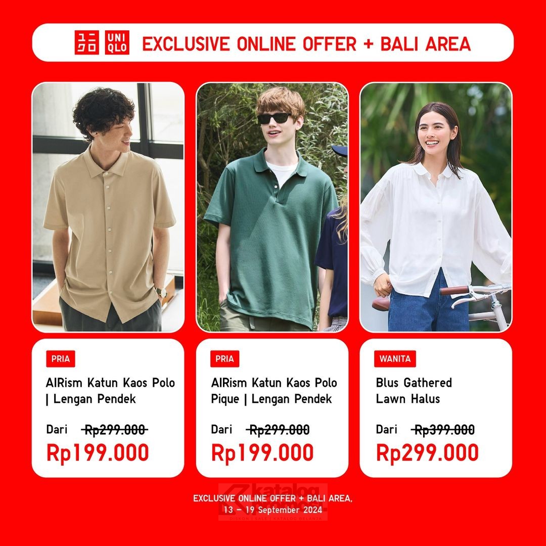 Promo UNIQLO APP-ONLY EXCLUSIVE PRICE • SoPasti.Com