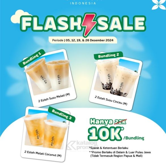 Promo Esteh Indonesia April 2025 Terbaru Hari ini