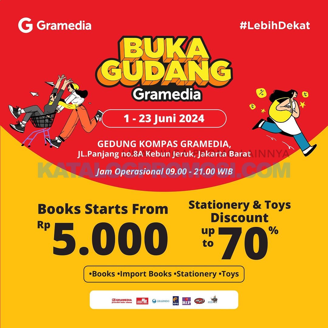 Promo BUKA GUDANG di GEDUNG KOMPAS GRAMEDIA – Harga Spesial mulai Rp. 5 ...