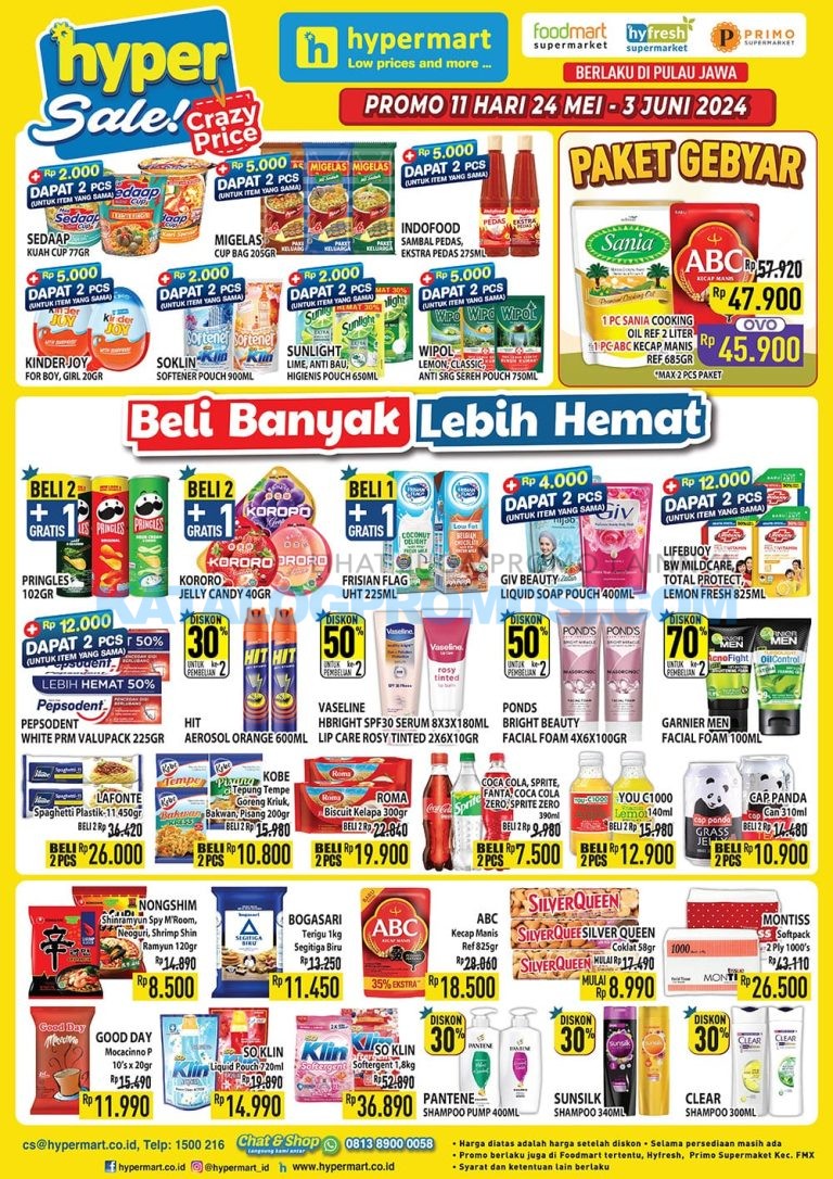 Promo HYPERMART WEEKDAY 28-30 MEI 2024