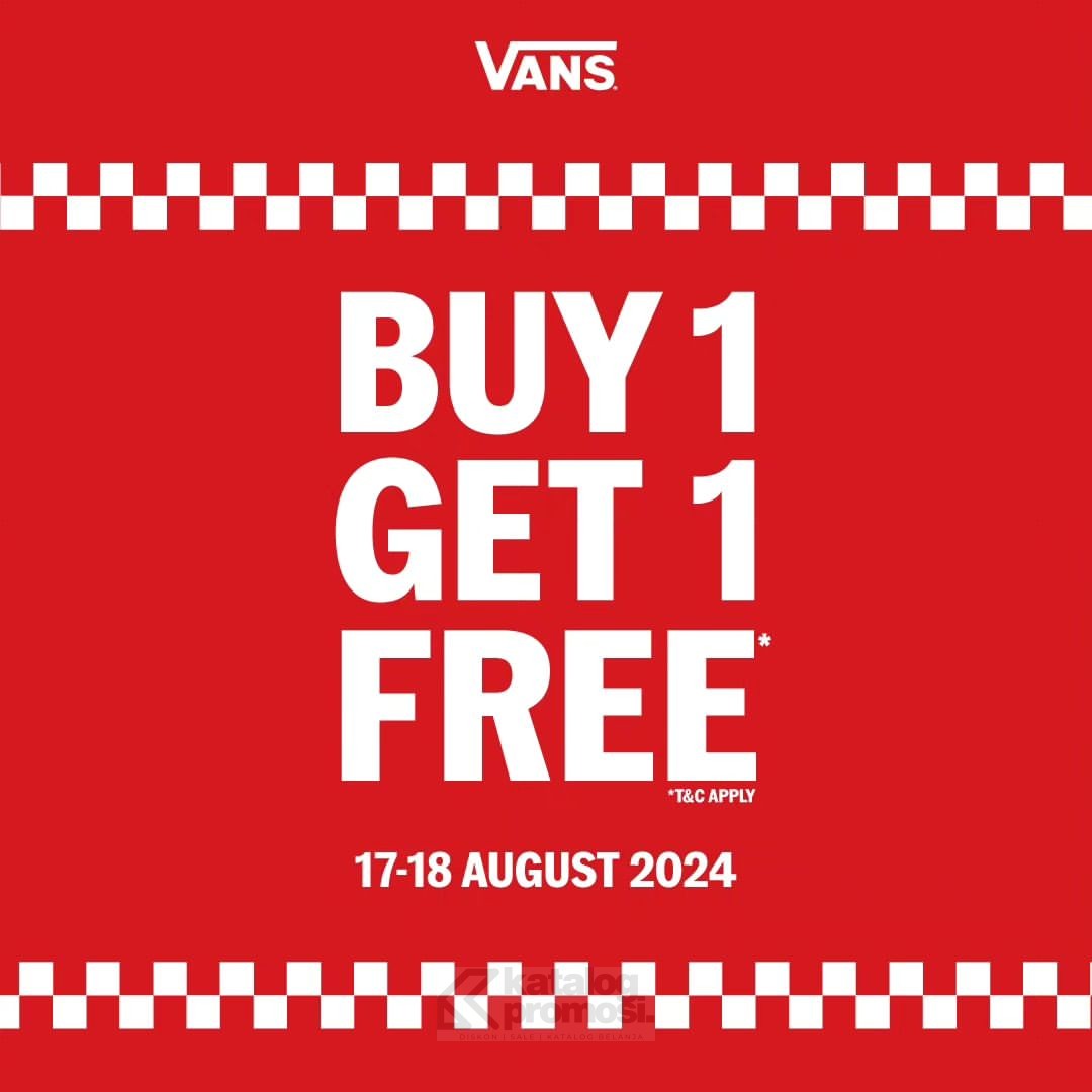 PROMO VANS BELI 1 GRATIS 1 SPESIAL MERDEKA 17 AGUSTUS • SoPasti.Com
