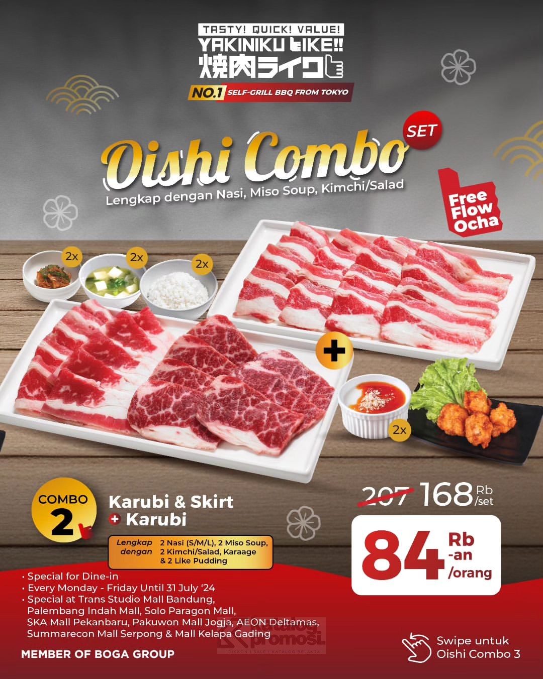 PROMO YAKINIKULIKE OISHI COMBO SET • SoPasti.Com