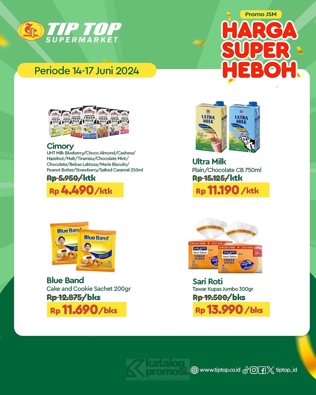 Promo JSM TIP TOP Swalayan 14-17 JUNI 2024 • SoPasti.Com
