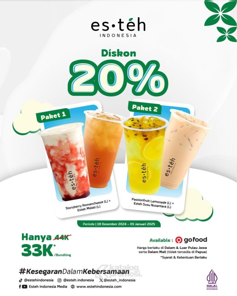 Promo Esteh Indonesia Terbaru June 2025