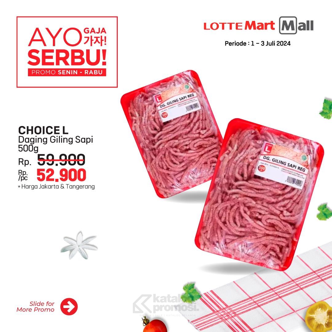 Promo LOTTEMART WEEKDAY SERBU 01-03 JULI 2024