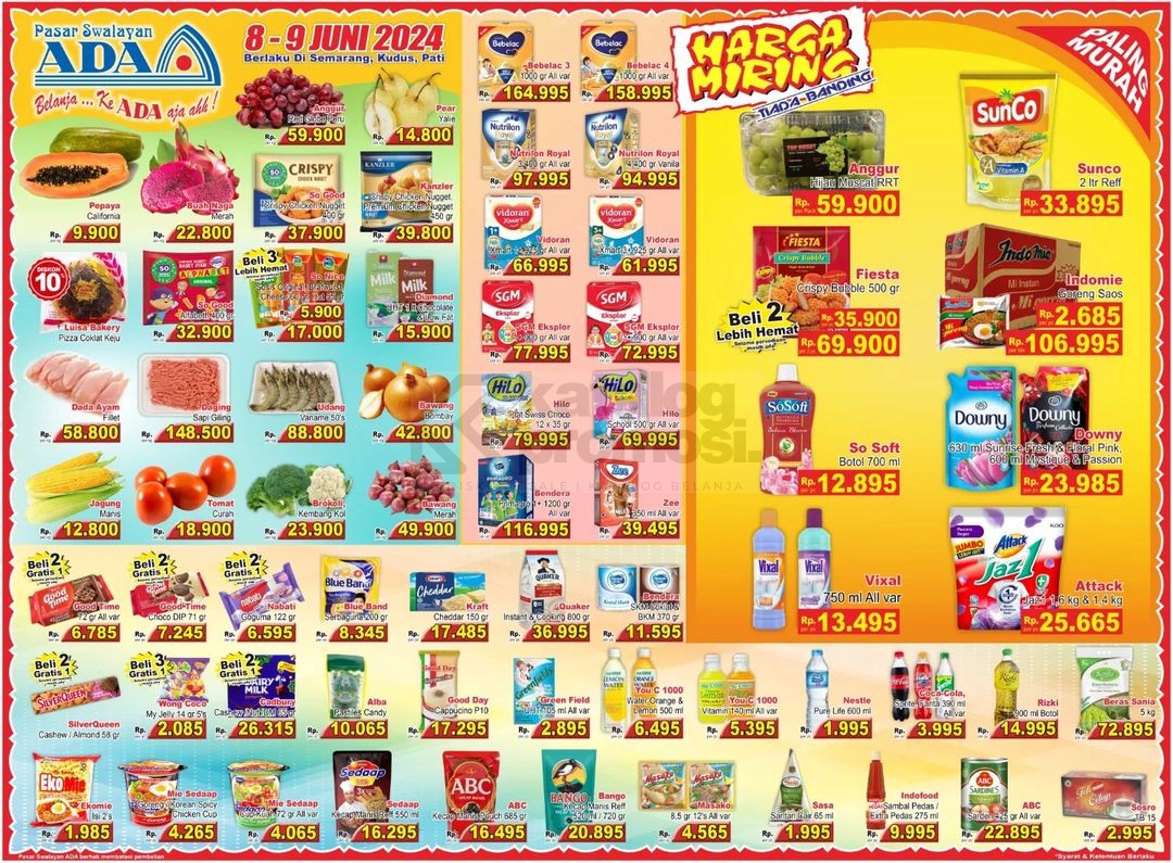 Promo ADA PASAR SWALAYAN Katalog JSM periode 08-09 JUNI 2024 • SoPasti.Com