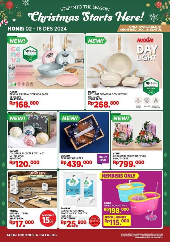 Promo Aeon Store Indonesia Katalog Terbaru 02-15 April 2026