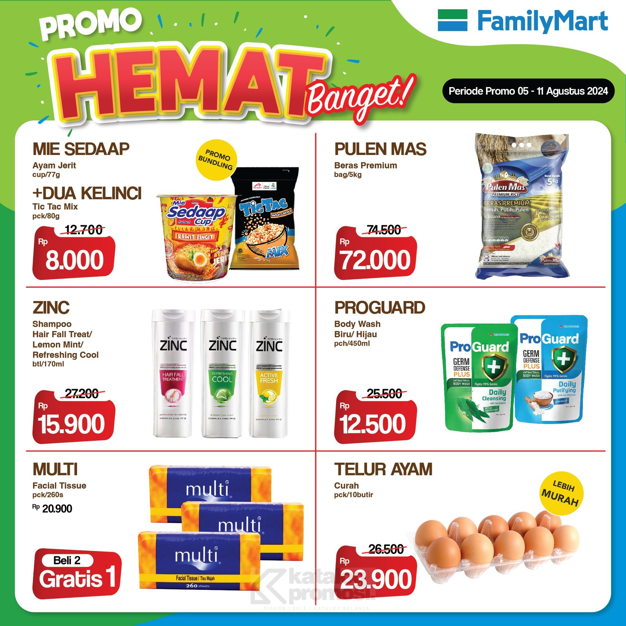 PROMO FAMILYMART HEMAT BANGET MINGGUAN periode 05-11 Agustus 2024 ...