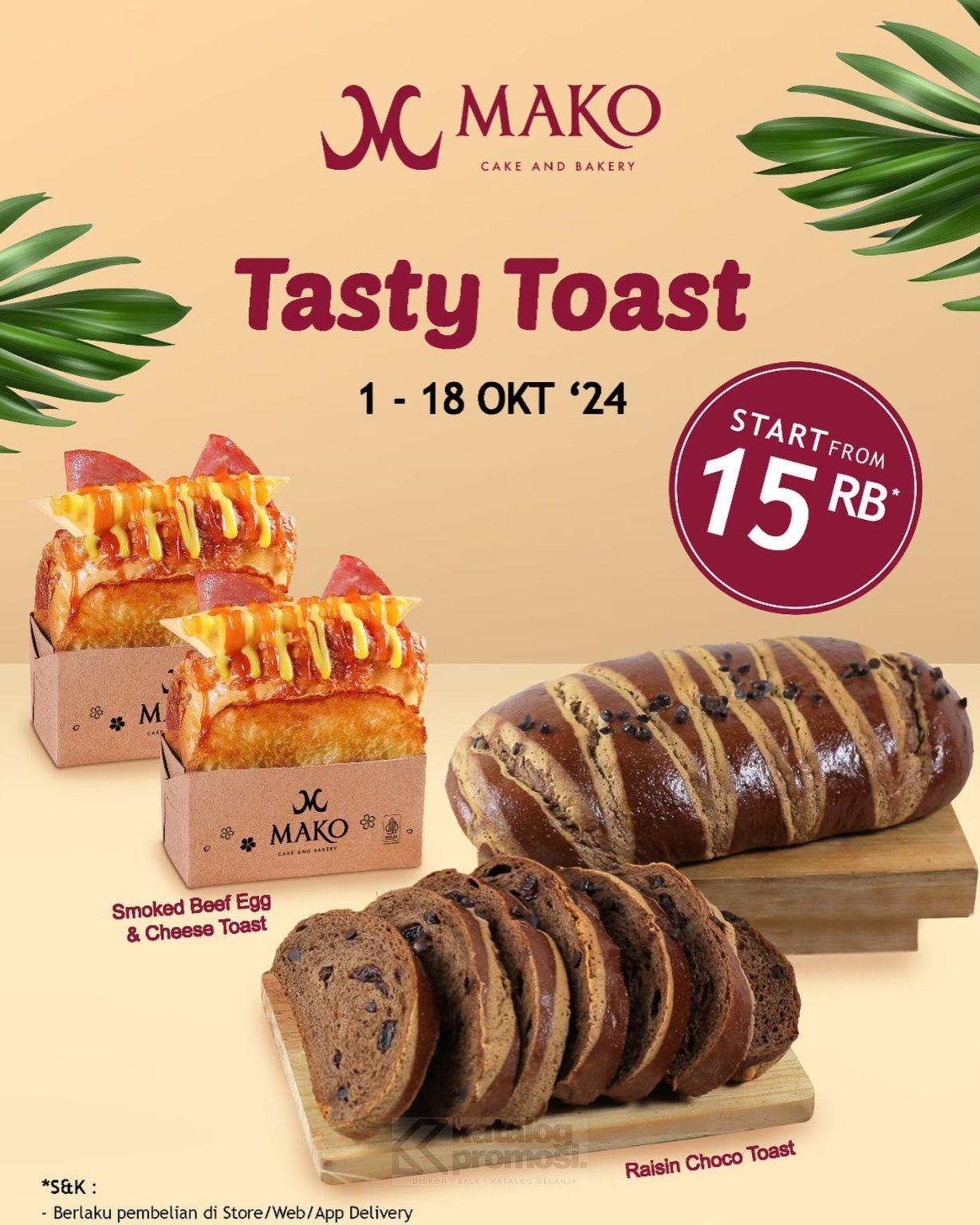 Promo Mako Bakery Terbaru September 2025
