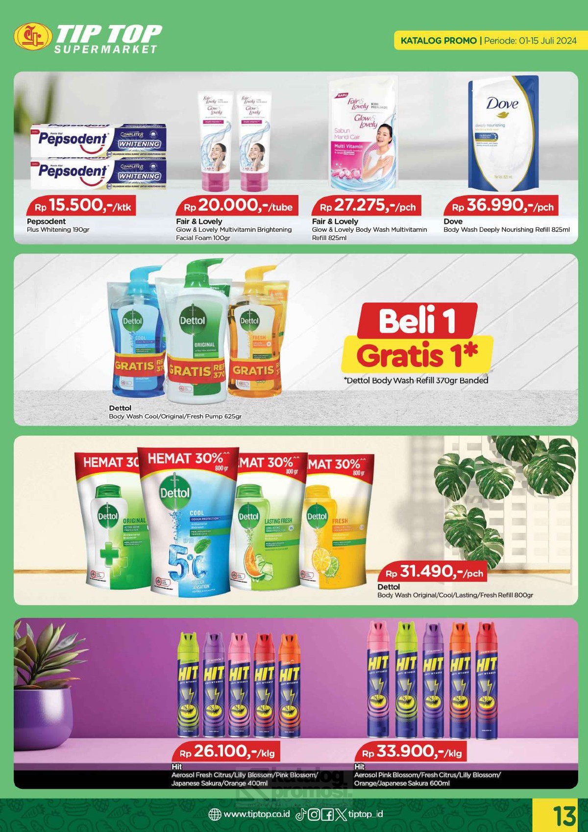 Promo TIP TOP SWALAYAN Katalog Mingguan 01-15 JULI 2024 • SoPasti.Com