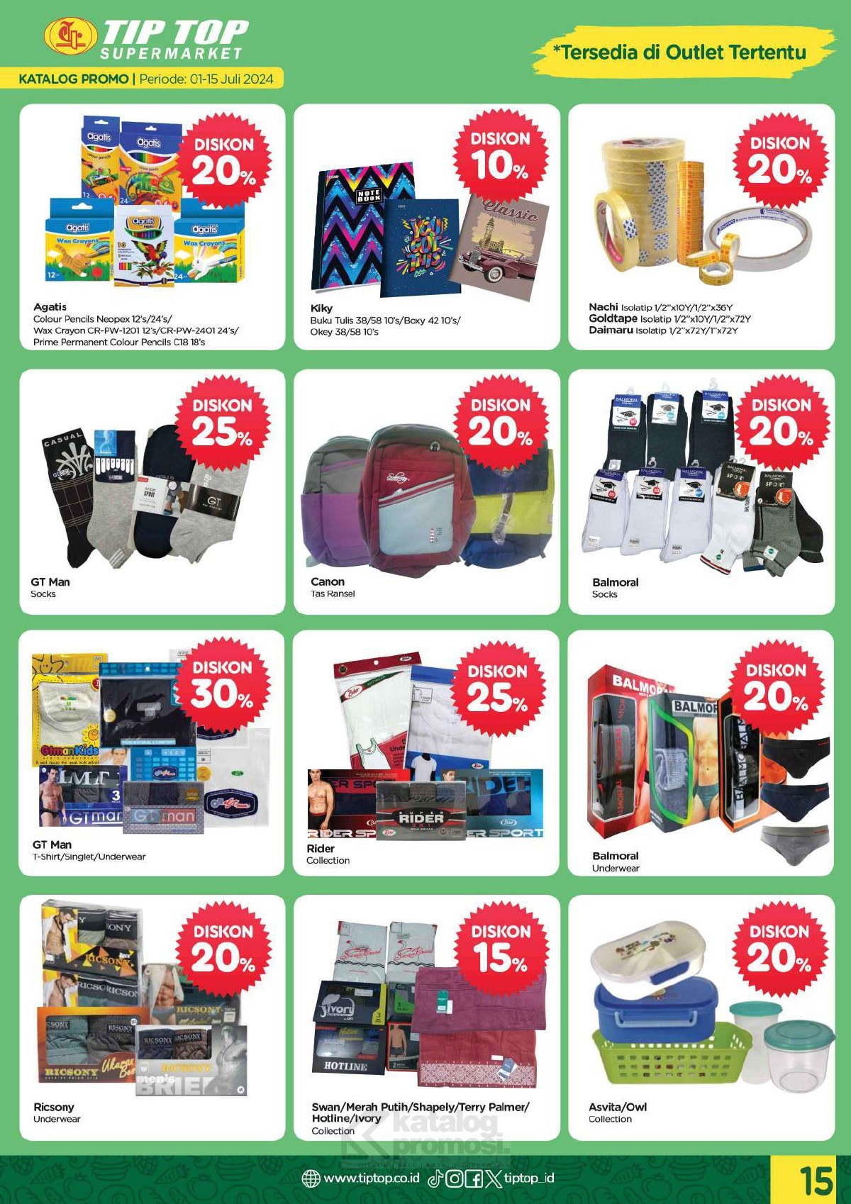 Promo TIP TOP SWALAYAN Katalog Mingguan 01-15 JULI 2024