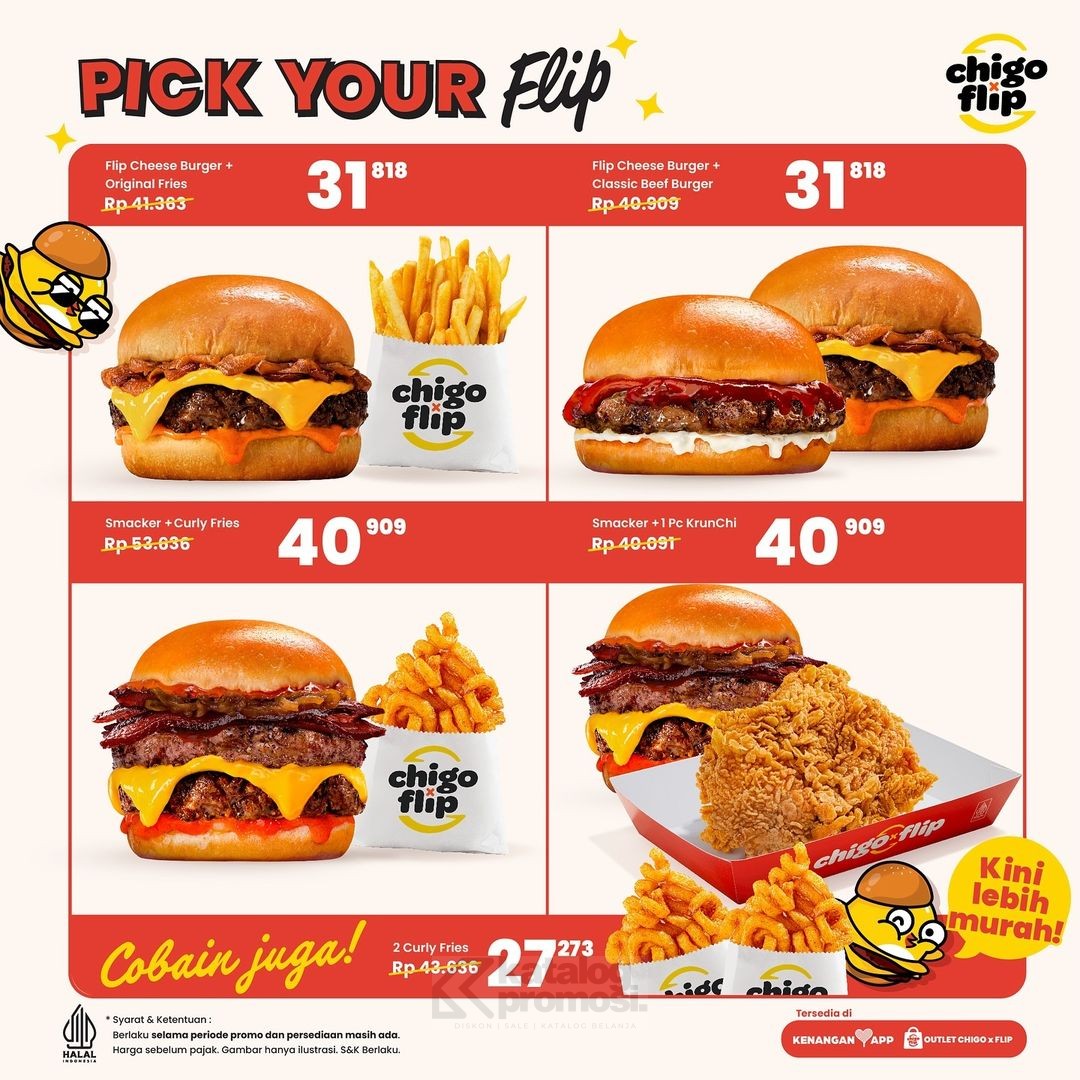 Promo Chigo x Flip Harga Spesial Bundle Pick Your Flip mulai dari Rp ...