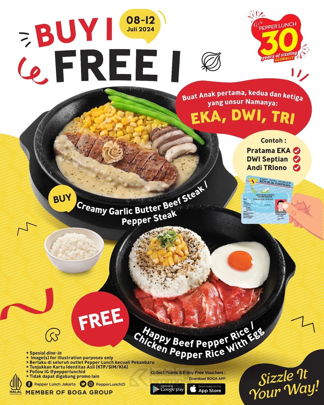 Punya Unsur Nama ini ? Ada Promo Beli 1 Gratis 1 Menu di Pepper Lunch ...