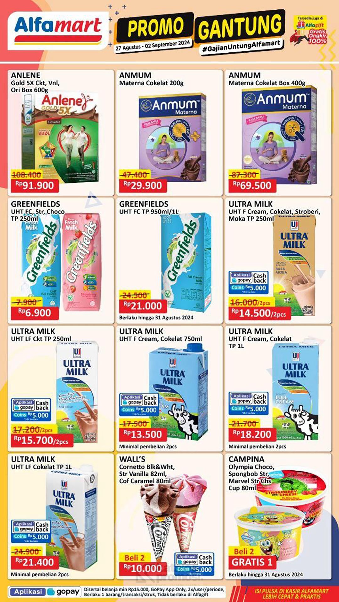 Promo GANTUNG ALFAMART / GAJIAN UNTUNG 27 AGUSTUS – 02 SEPTEMBER 2024 ...