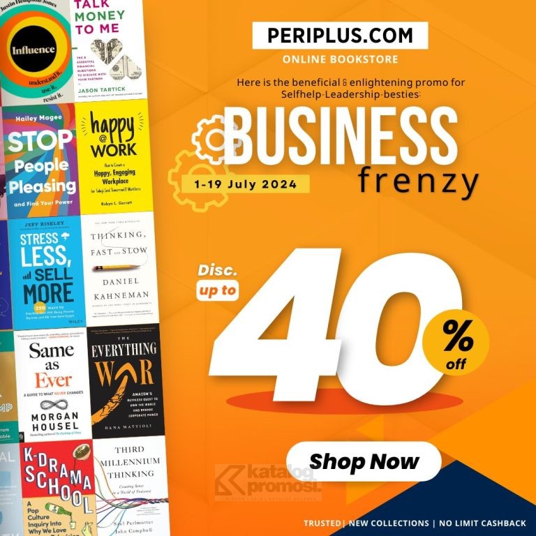 Promo BUSINESS FRENZY di Periplus.com Diskon hingga 40%