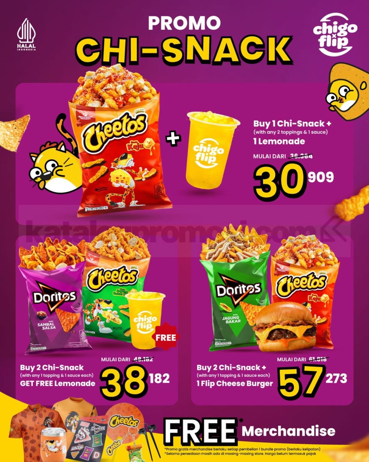 Promo Chigo x Flip Chi-Snack Mulai Rp13.000 + Gratis Merchandise
