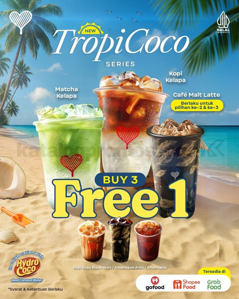 Promo Kopi Kenangan TropiCoco Series Mulai Rp20.000