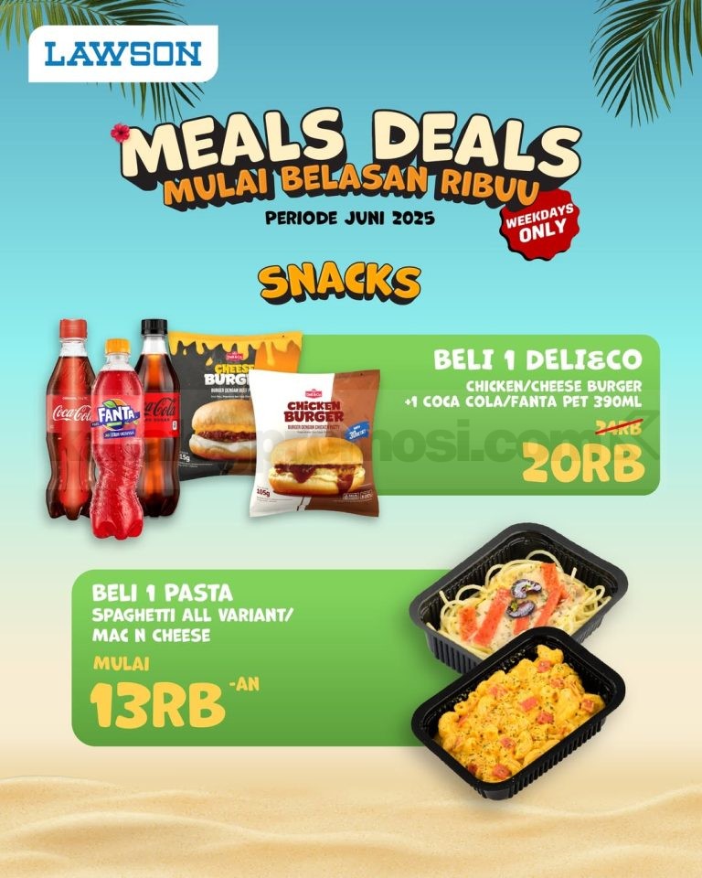 Promo Lawson Meal Deals Weekday Mulai Rp12.000