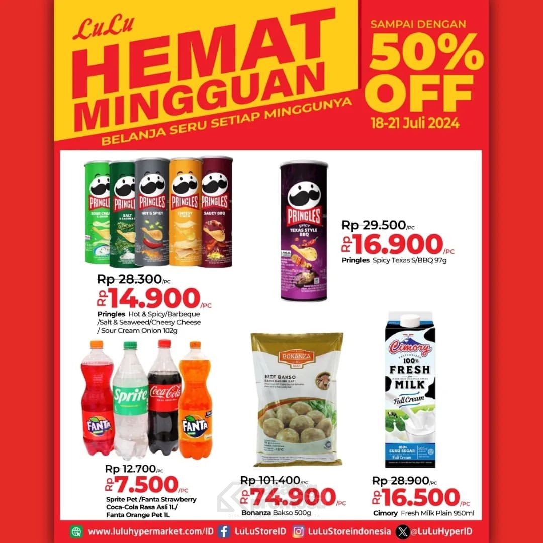 Promo JSM LULU HYPERMARKET HEMAT MINGGUAN 18-21 JULI 2024 • SoPasti.Com