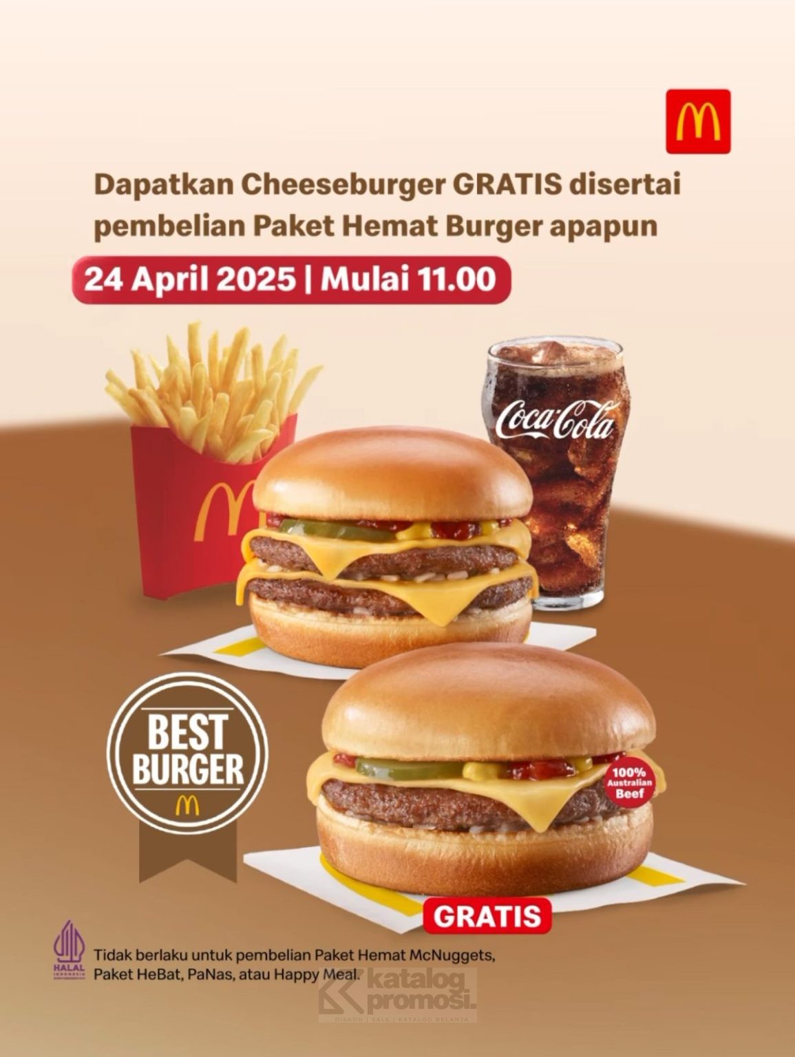Promo McDonald’s Best Burger – Gratis Cheeseburger • SoPasti.Com