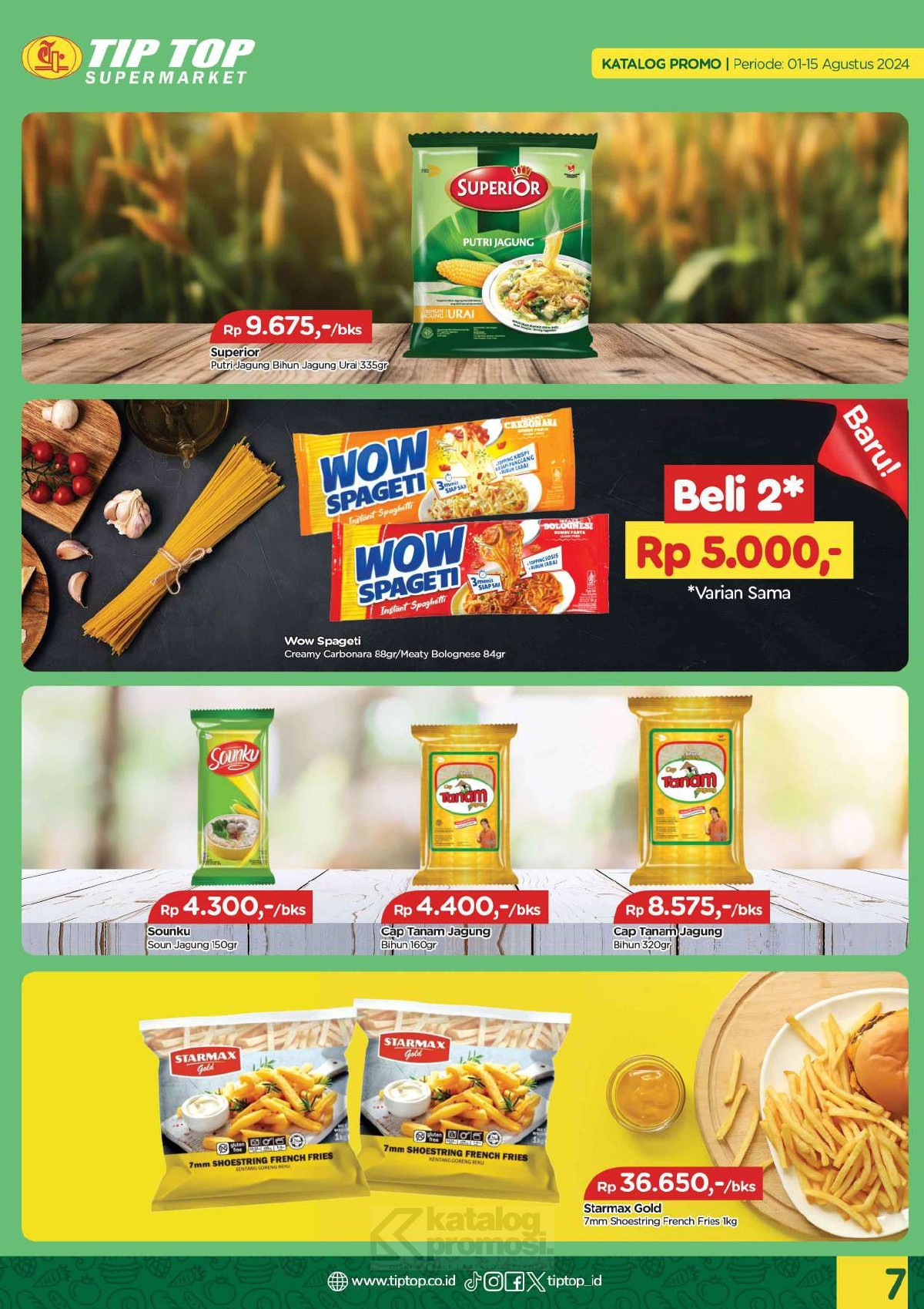 Promo TIP TOP SWALAYAN Katalog Mingguan 01-15 AGUSTUS 2024 • SoPasti.Com