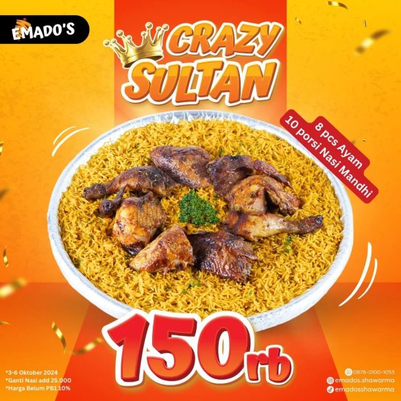 Promo Emados Shawarma January 2025 Terbaru Hari ini