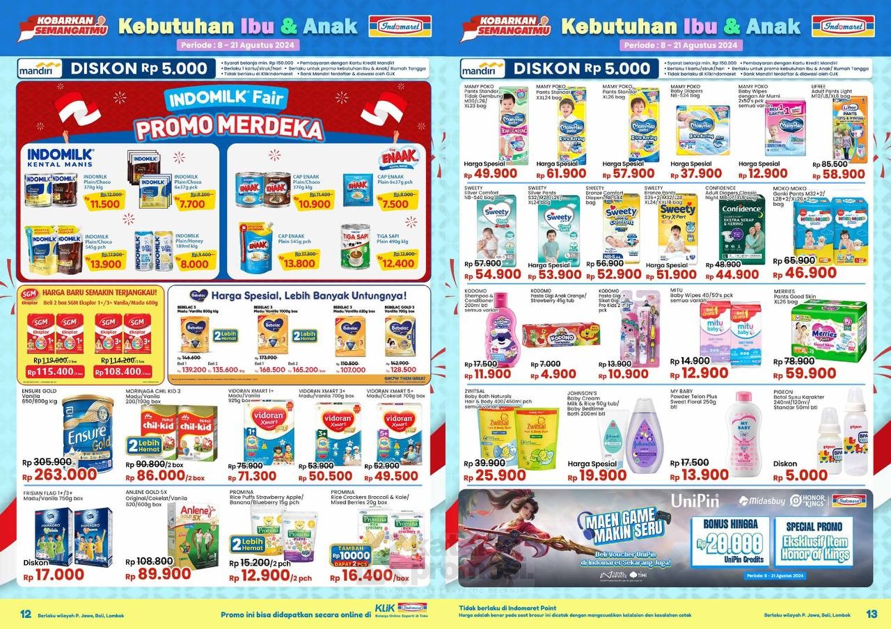Promo INDOMARET KATALOG 08-21 AGUSTUS 2024 • SoPasti.Com