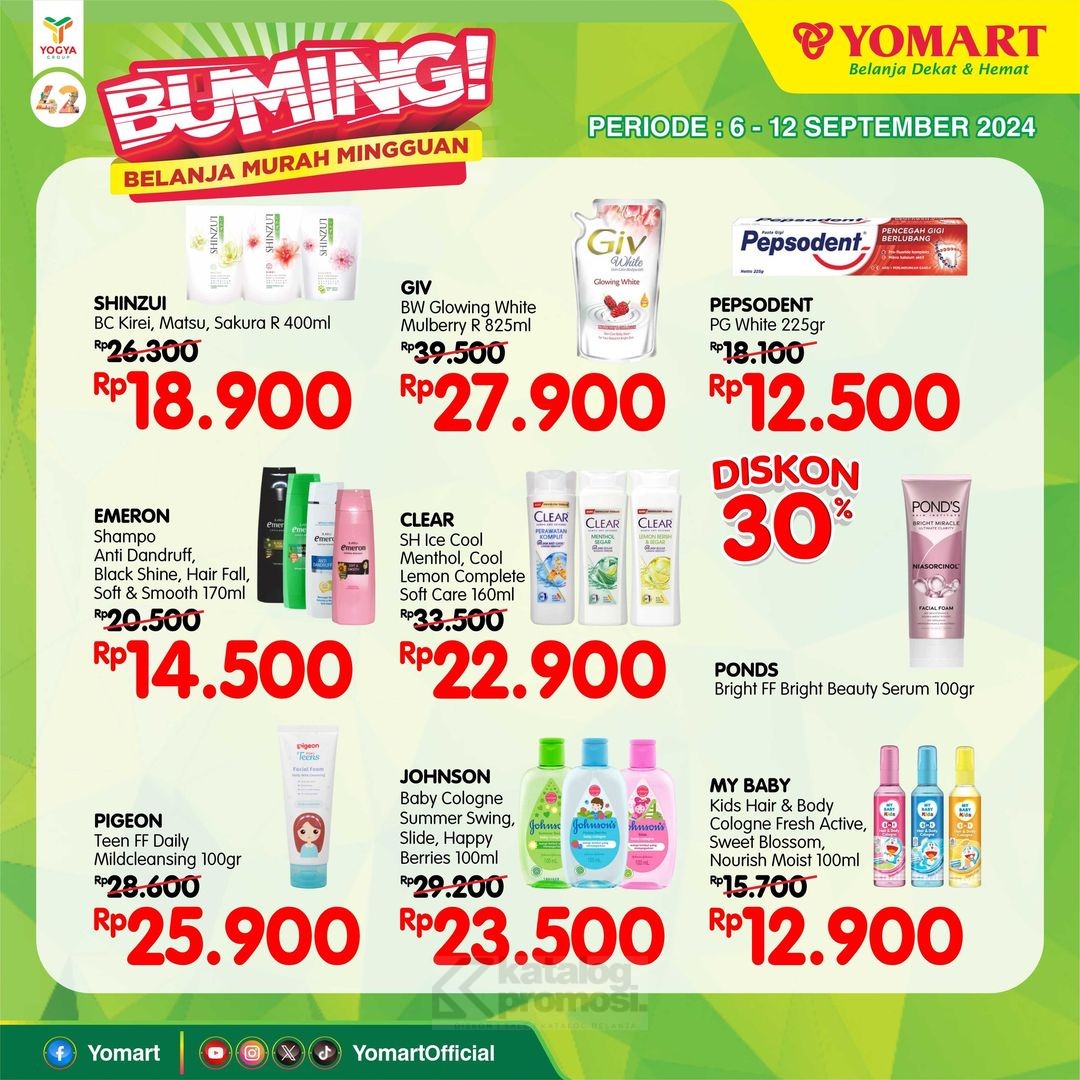 Promo JSM Yomart BUMING 06-12 SEPTEMBER 2024 • SoPasti.Com
