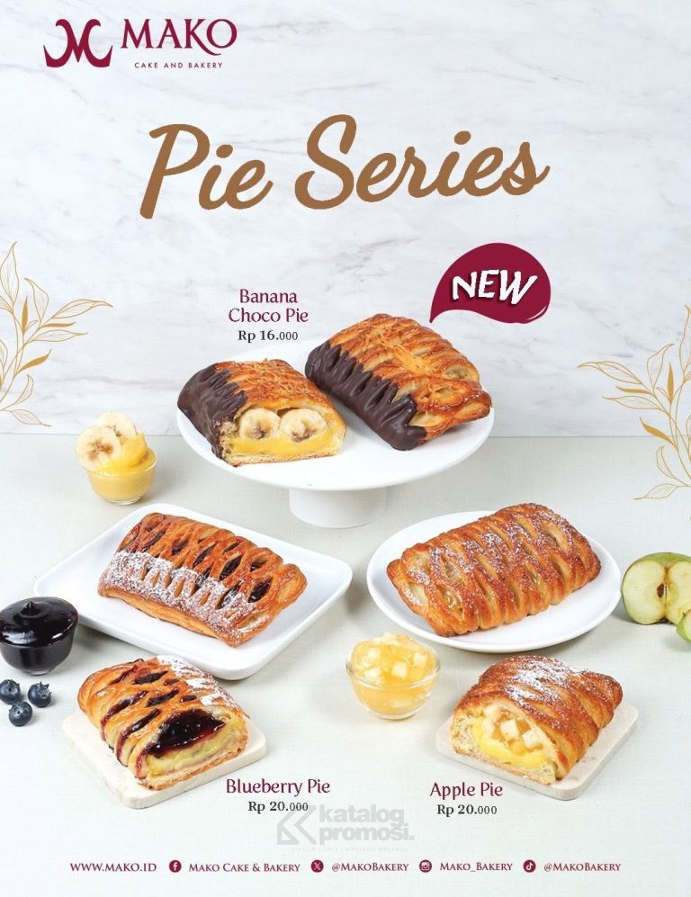 Promo MAKO Pie Series Mulai Rp. 16.000 • SoPasti.Com