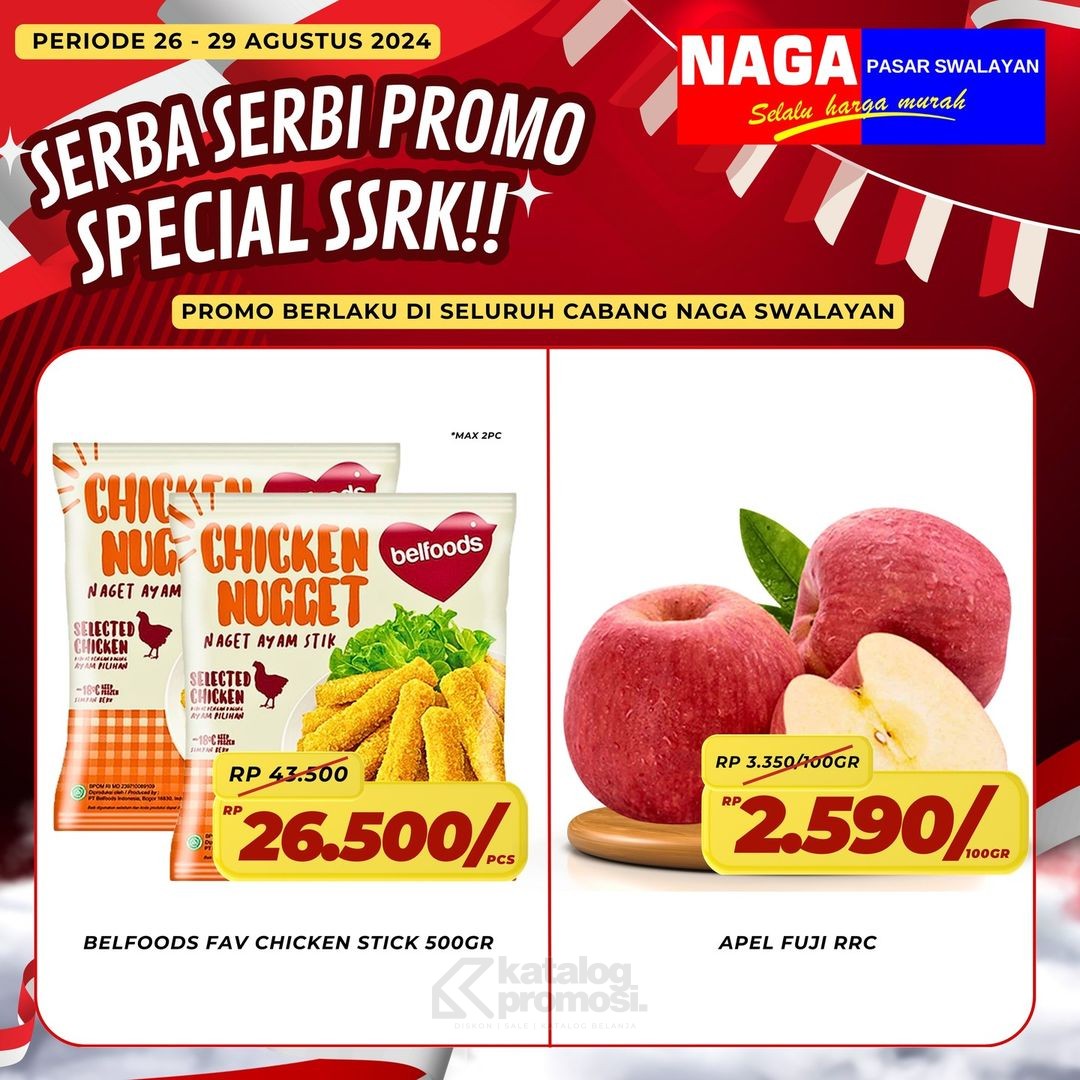Promo Naga Swalayan WEEKDAY 26-29 AGUSTUS 2024 • SoPasti.Com