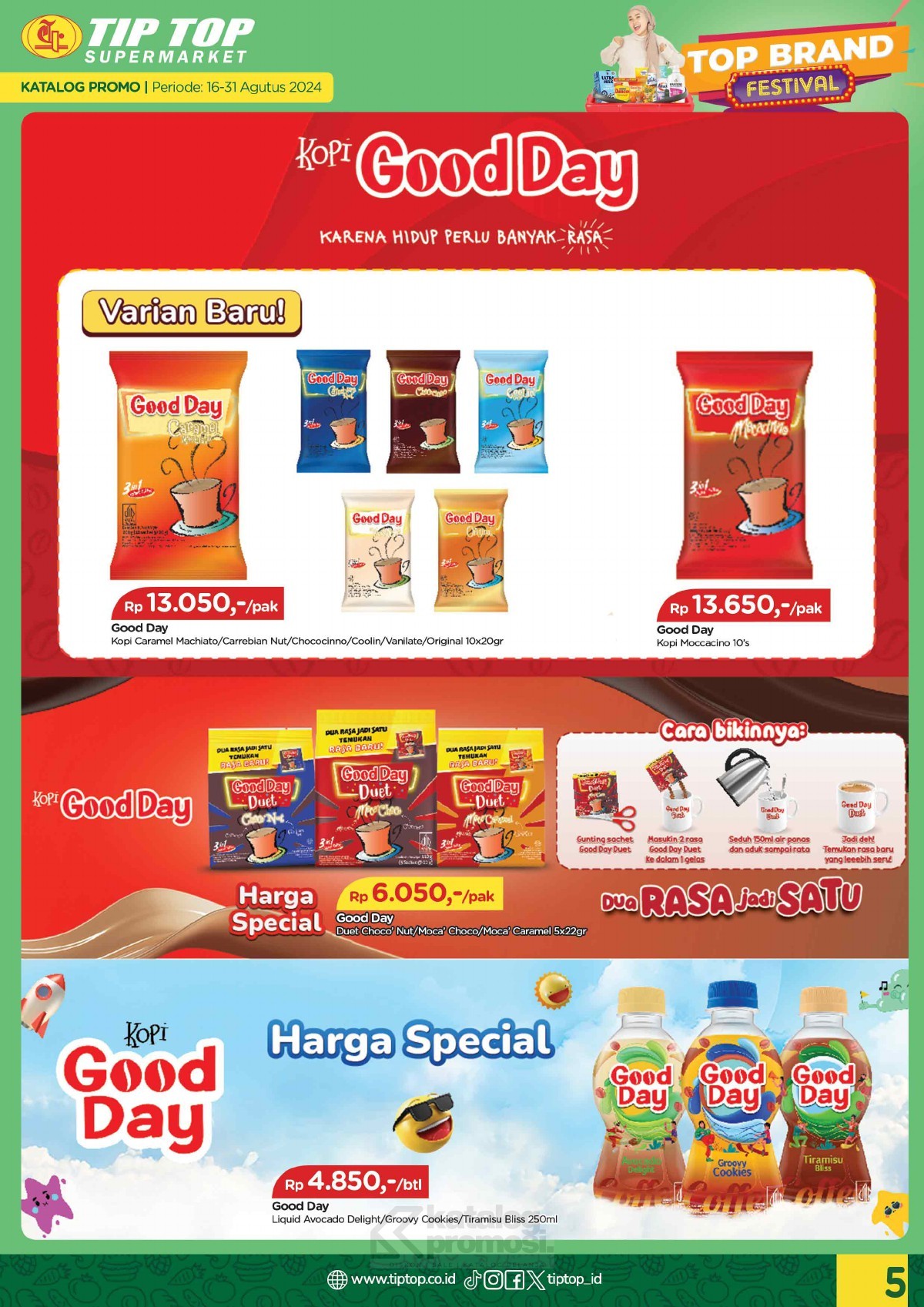 Promo TIP TOP SWALAYAN Katalog Mingguan 16-31 AGUSTUS 2024