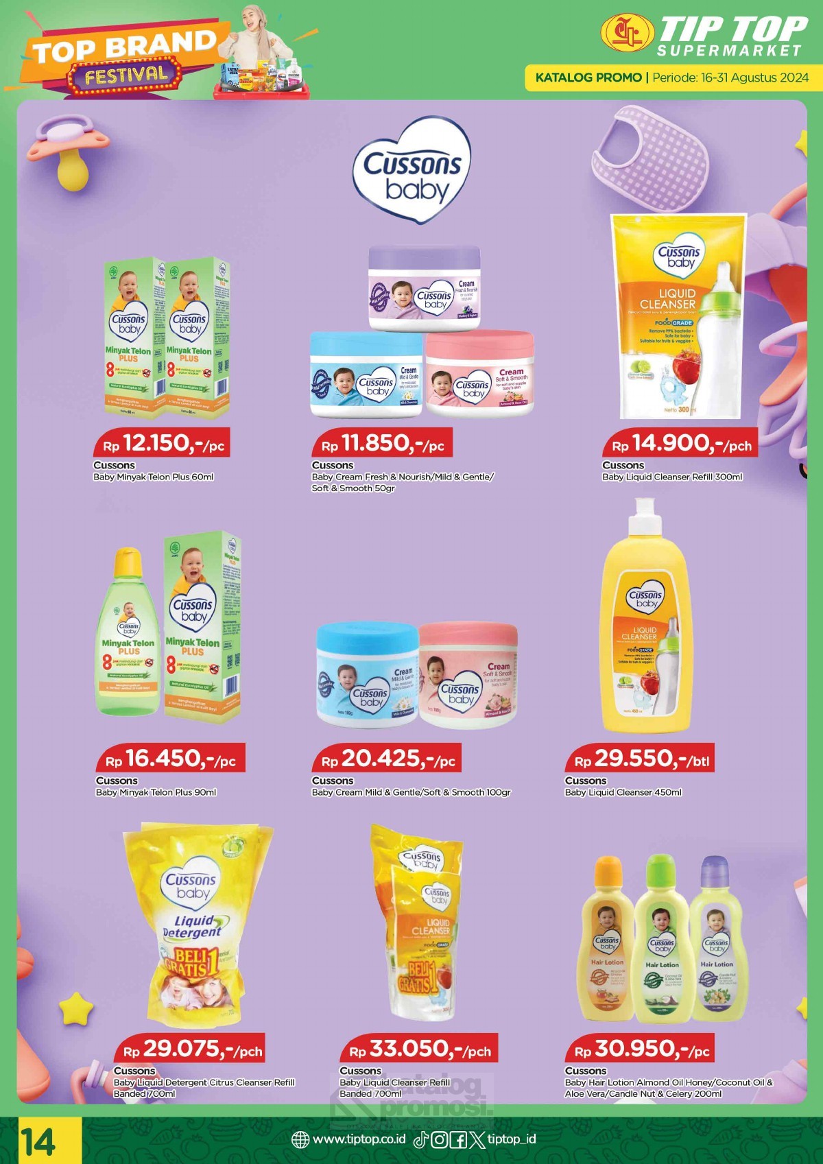 Promo TIP TOP SWALAYAN Katalog Mingguan 16-31 AGUSTUS 2024