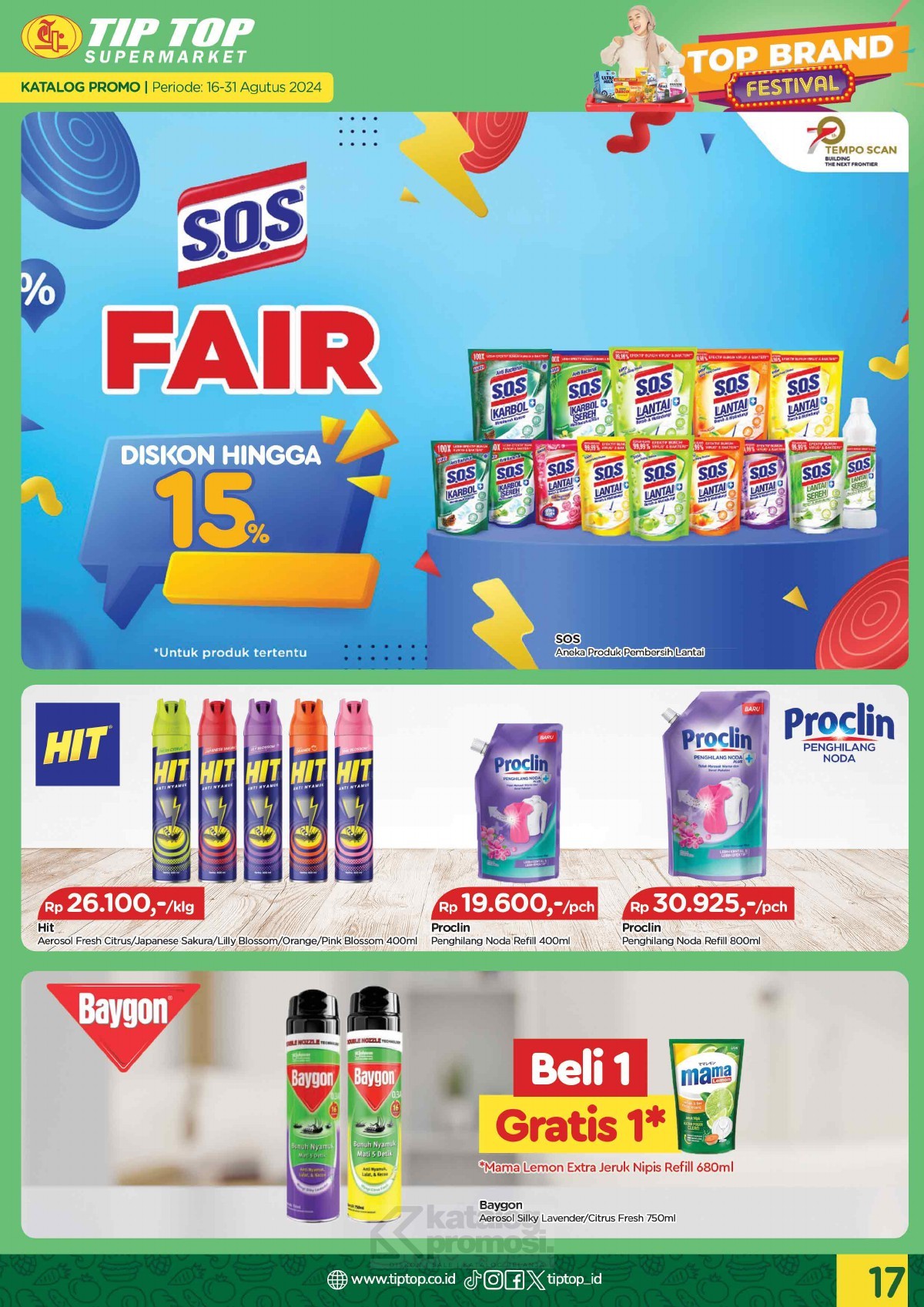 Promo TIP TOP SWALAYAN Katalog Mingguan 16-31 AGUSTUS 2024