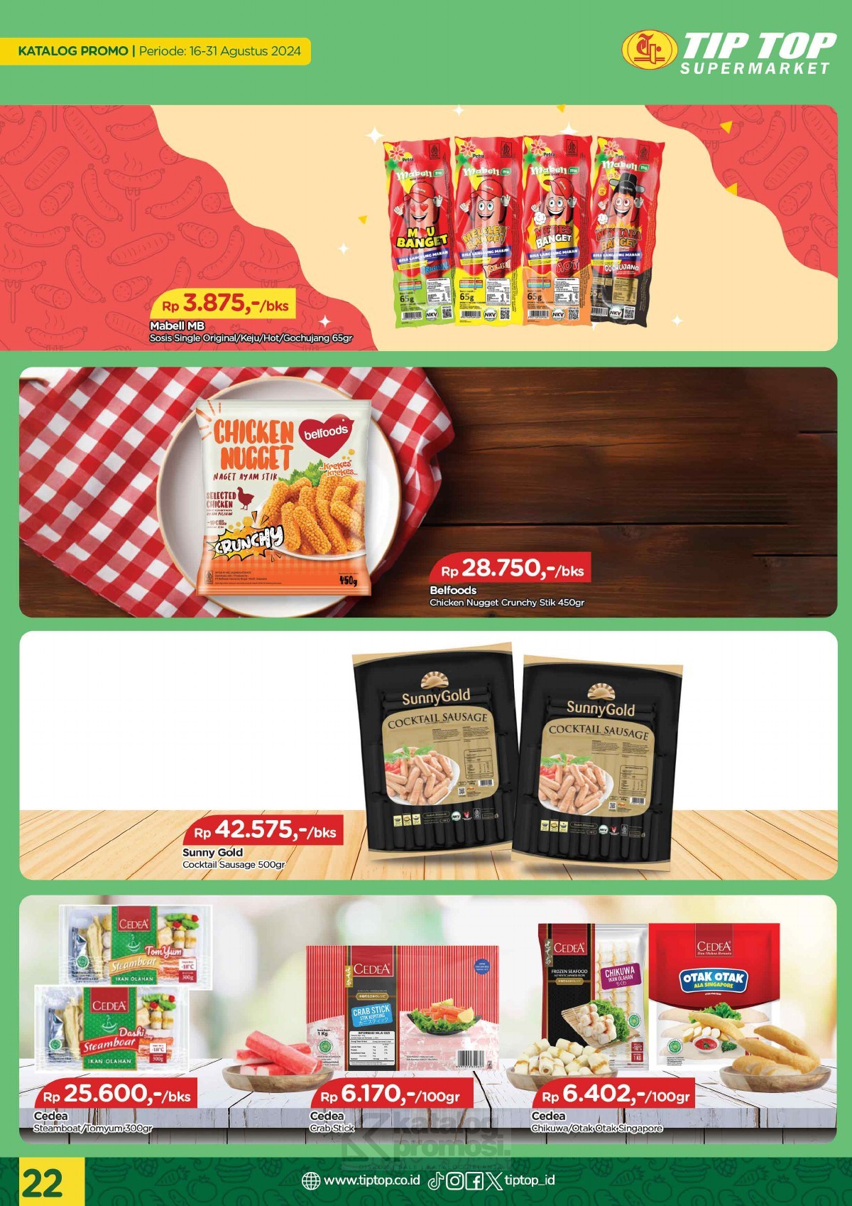 Promo TIP TOP SWALAYAN Katalog Mingguan 16-31 AGUSTUS 2024
