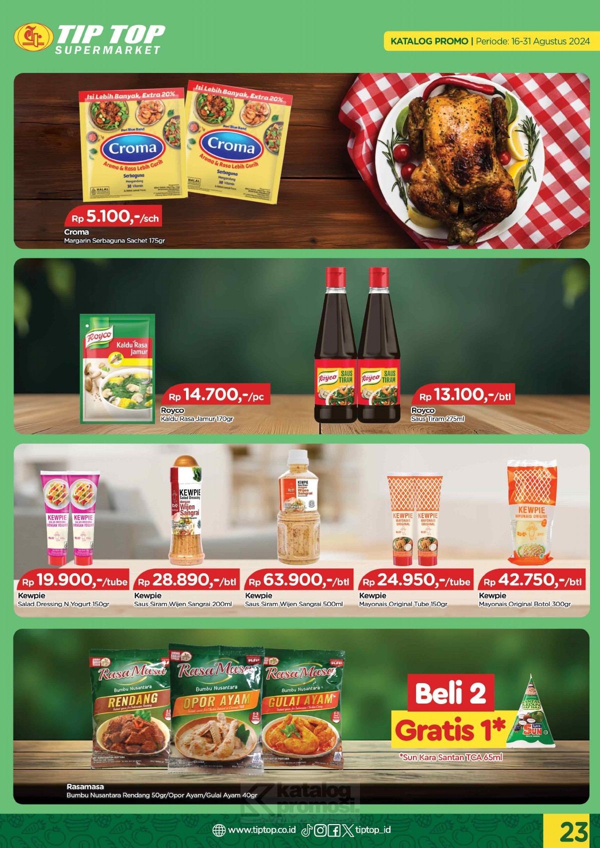 Promo TIP TOP SWALAYAN Katalog Mingguan 16-31 AGUSTUS 2024