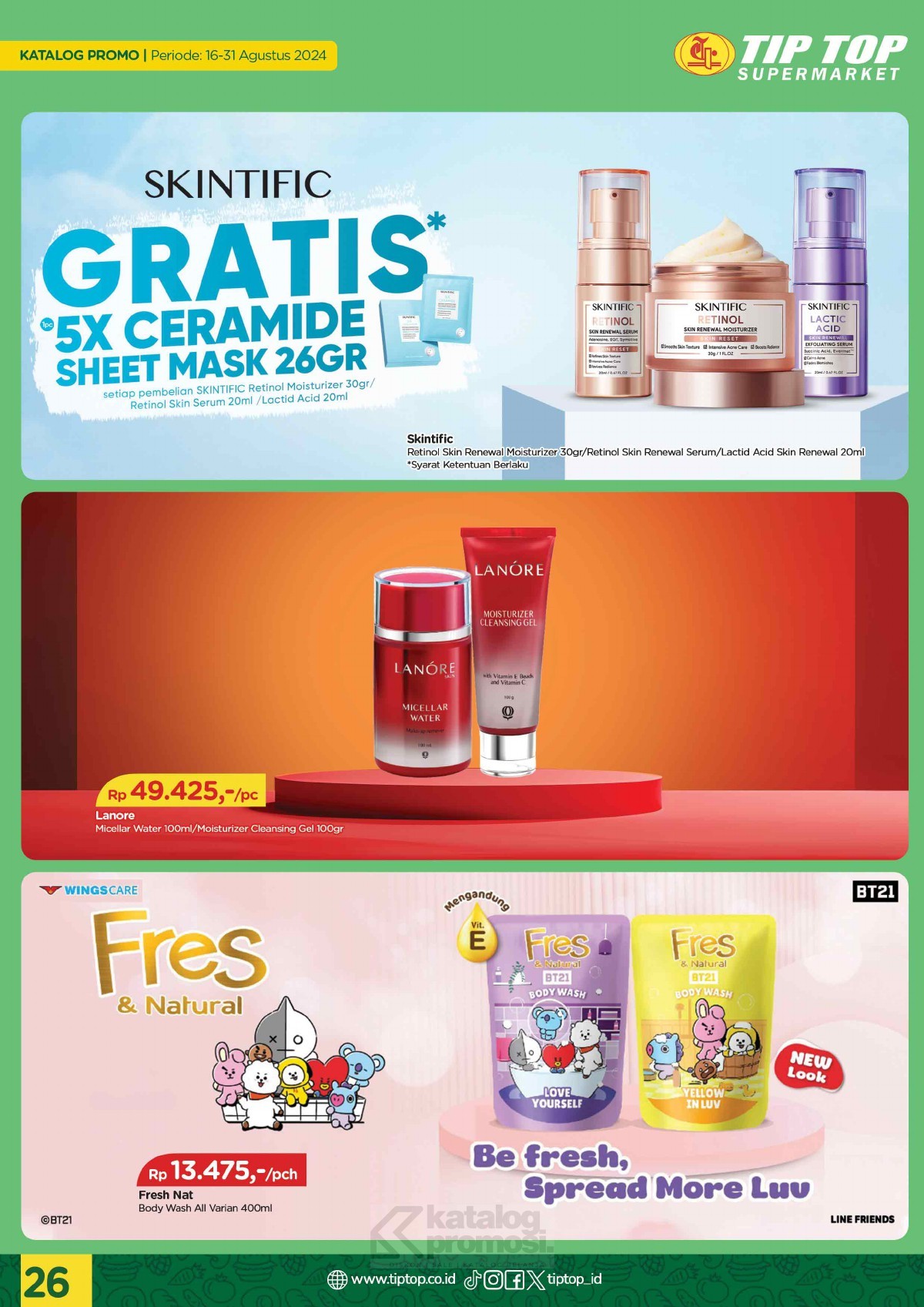 Promo TIP TOP SWALAYAN Katalog Mingguan 16-31 AGUSTUS 2024