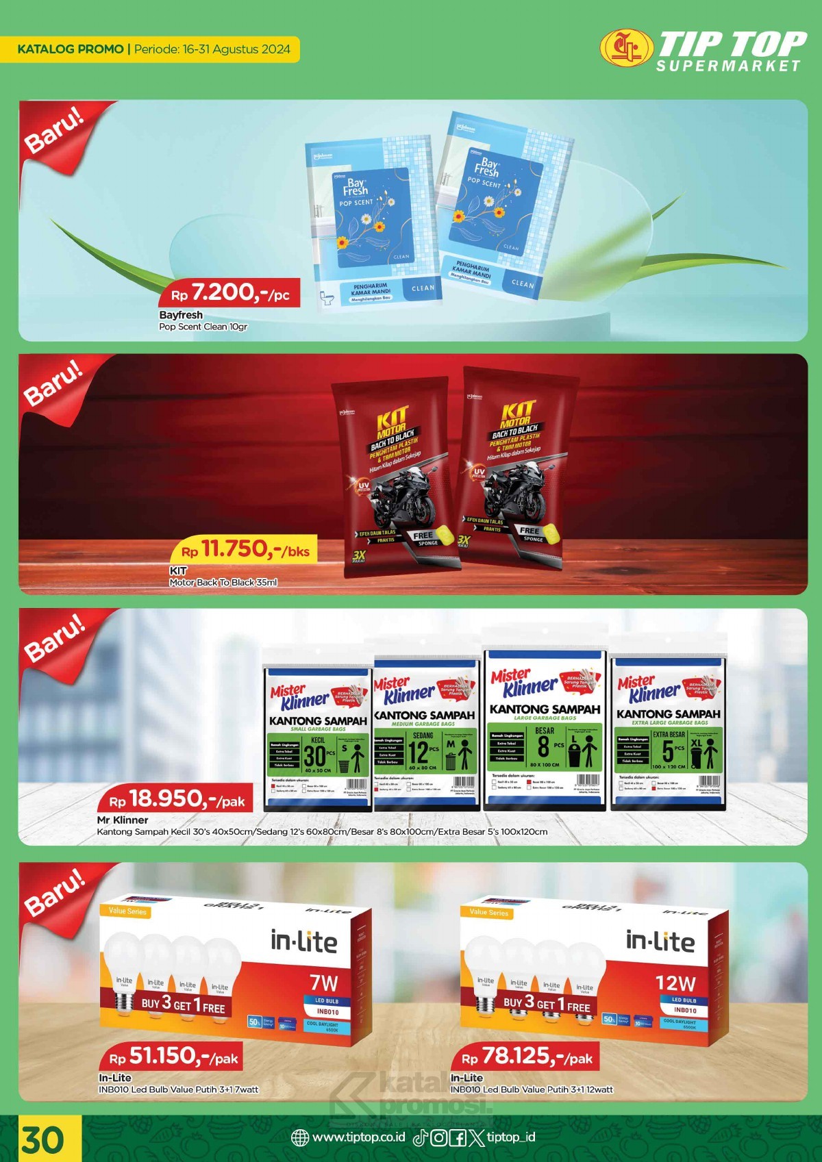 Promo TIP TOP SWALAYAN Katalog Mingguan 16-31 AGUSTUS 2024