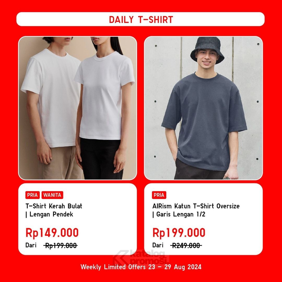 Promo UNIQLO WEEKLY LIMITED OFFERS • SoPasti.Com